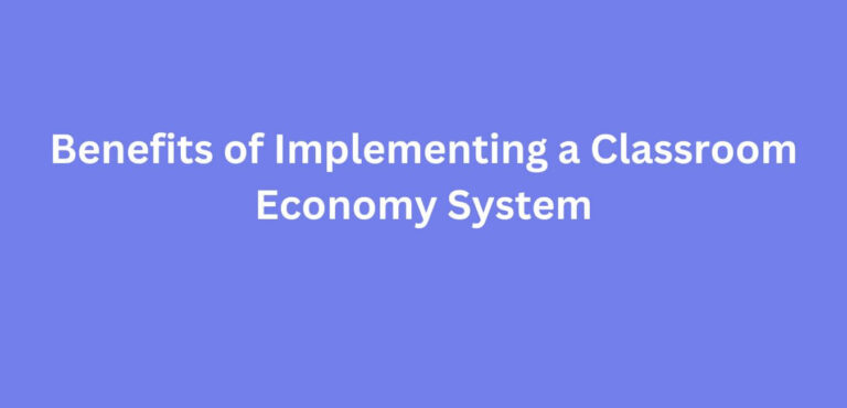 A classroom economy system: Why is it important? - Classroom Management ...